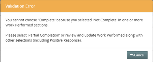 Completion and Project Ticket Warnings – KorTerra
